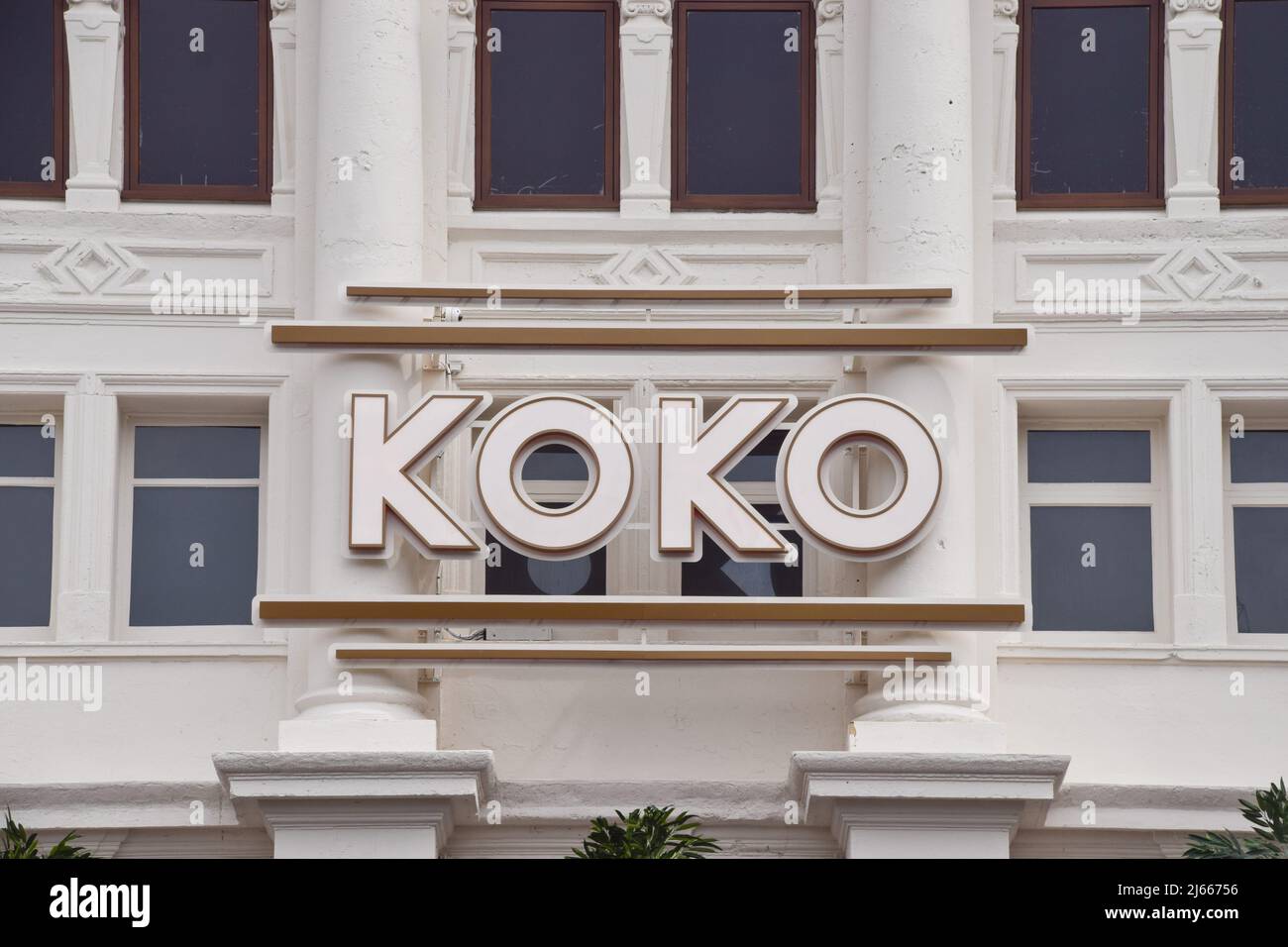 London, UK. 28th April 2022. Camden's iconic KOKO concert venue and club is set to reopen its ...