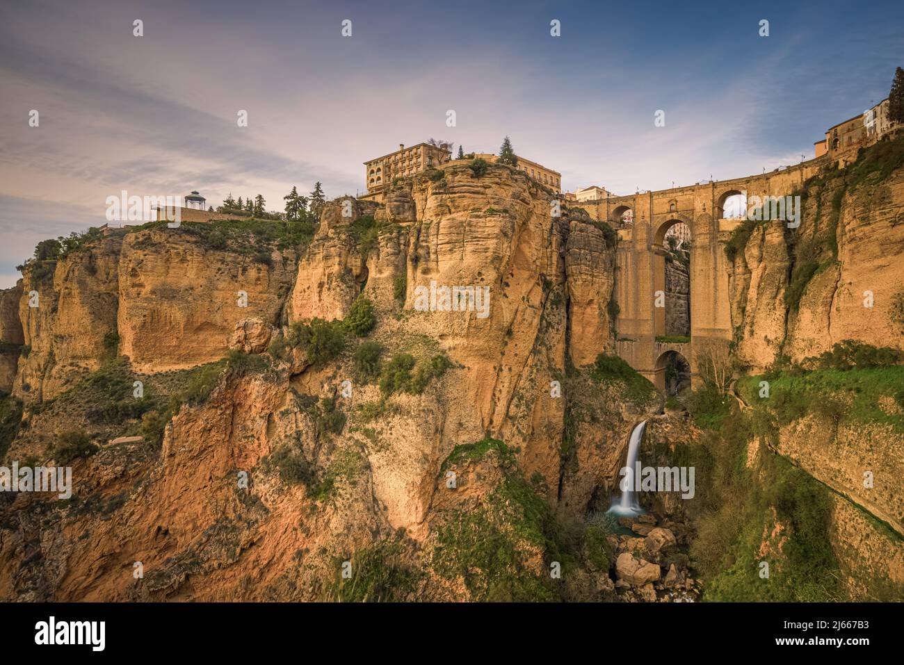 The Puente Nuevo ( New Bridge) is the newest and largest of three ...