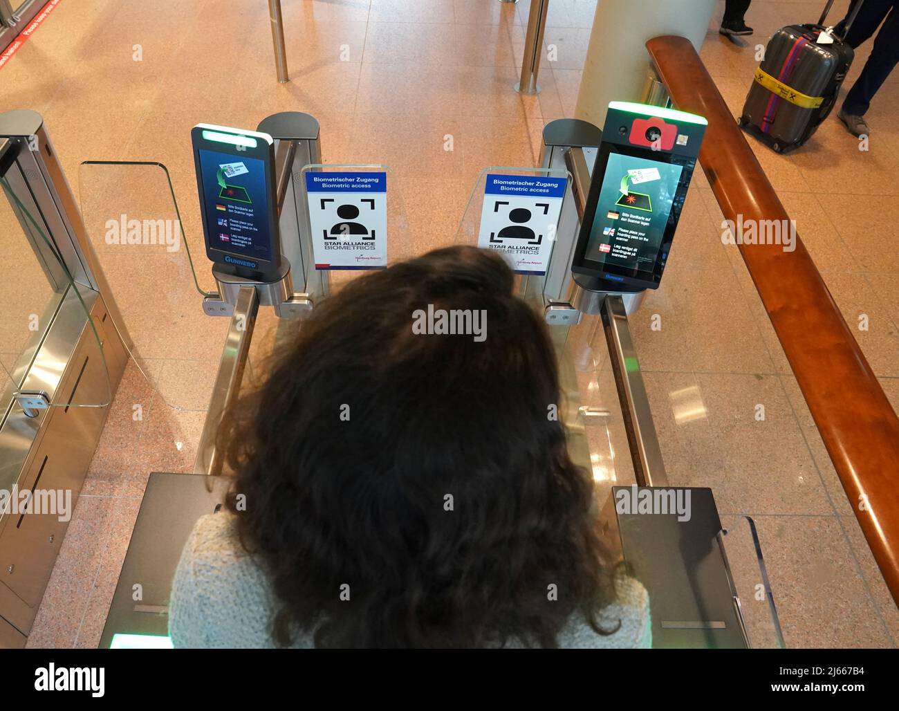 Biometric facial recognition airport hi-res stock photography and ...