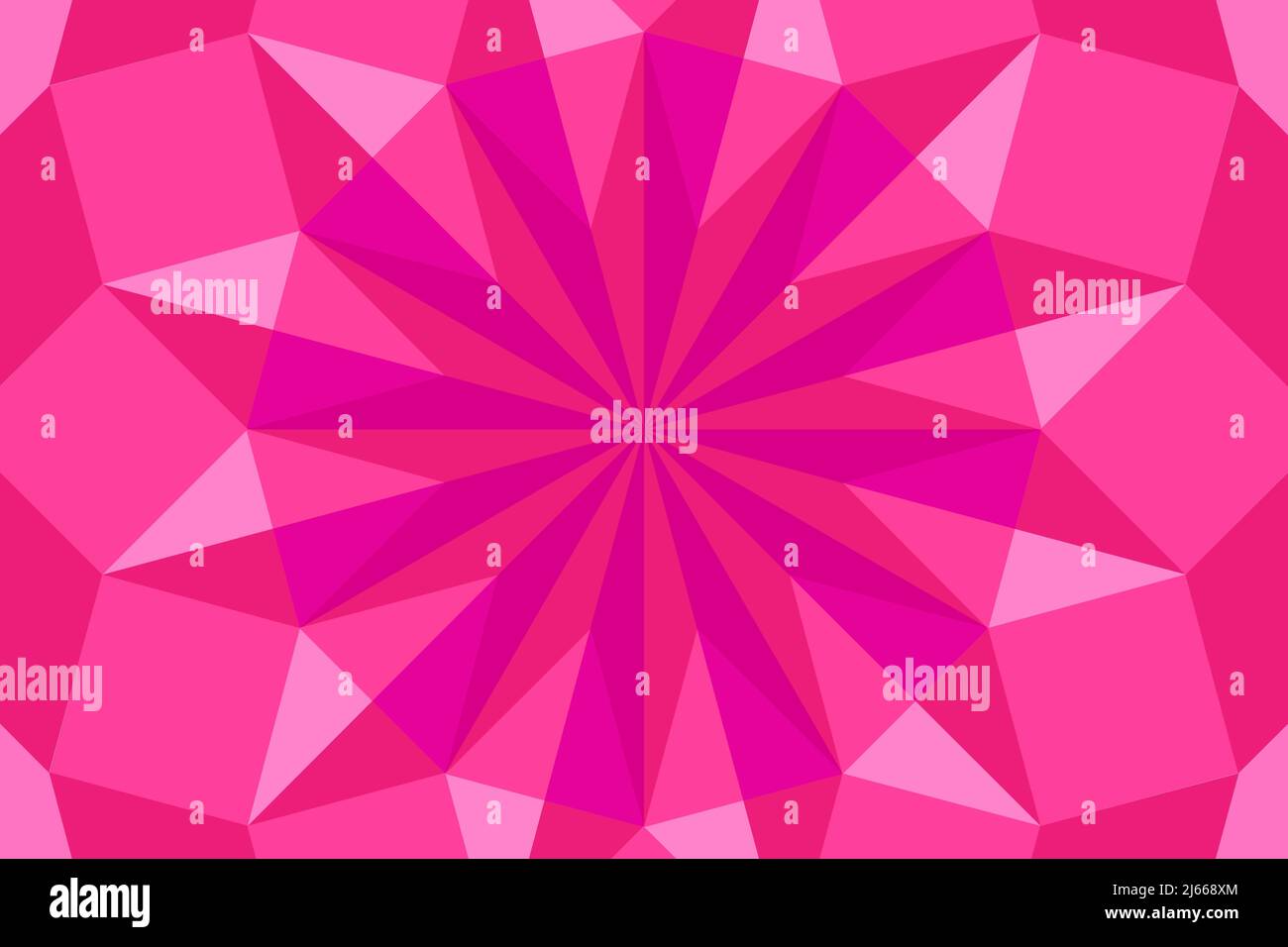 Low poly Geometric star shaped background. Pink Colorful Decorative ...