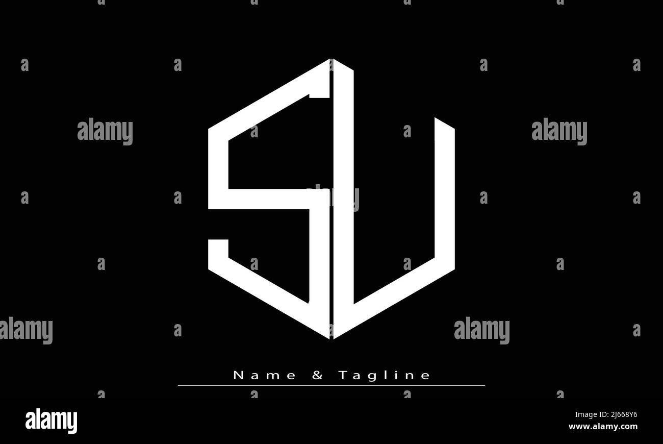 Letter su logo Stock Vector Images - Alamy