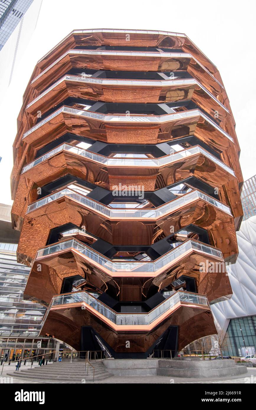Vessel at Hudson Yards, Manhattan New York USA Stock Photo - Alamy
