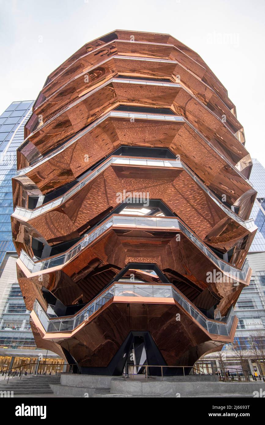 Vessel at Hudson Yards, Manhattan New York USA Stock Photo - Alamy