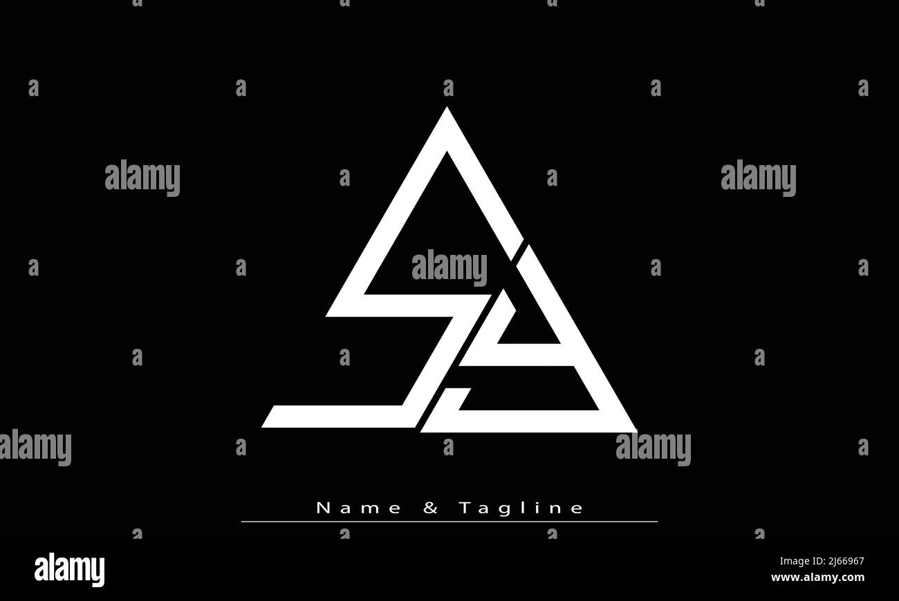 Alphabet letters Initials Monogram logo SY , YS Stock Vector Image & Art - Alamy