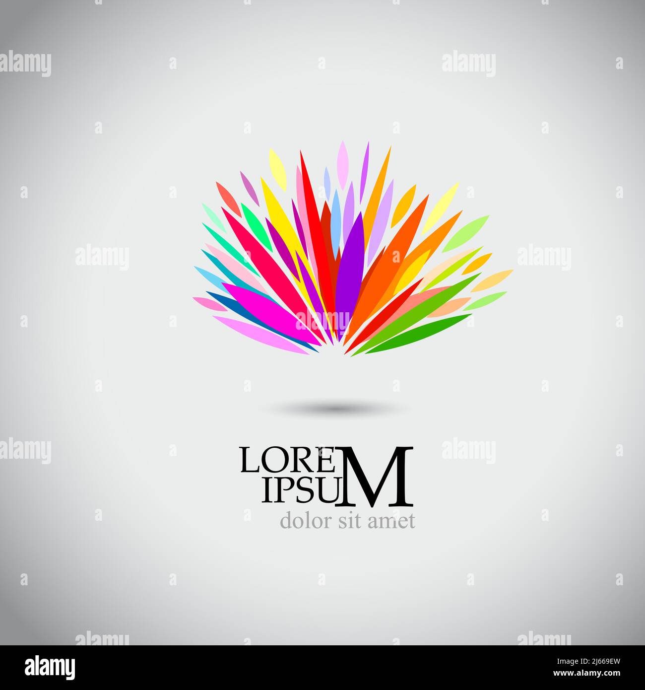 Creative abstract vector logo design template. Vector illustration ...