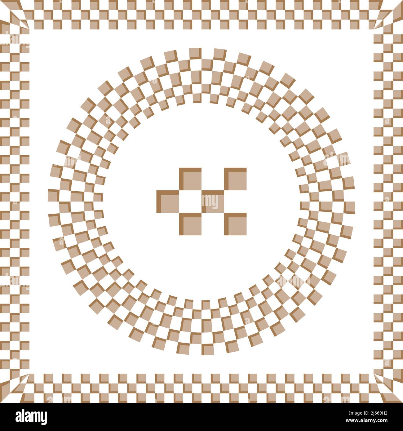Abstract golden chess frame pattern, sport or cinema border design ... Abstract golden chess frame pattern, sport or cinema border design ...