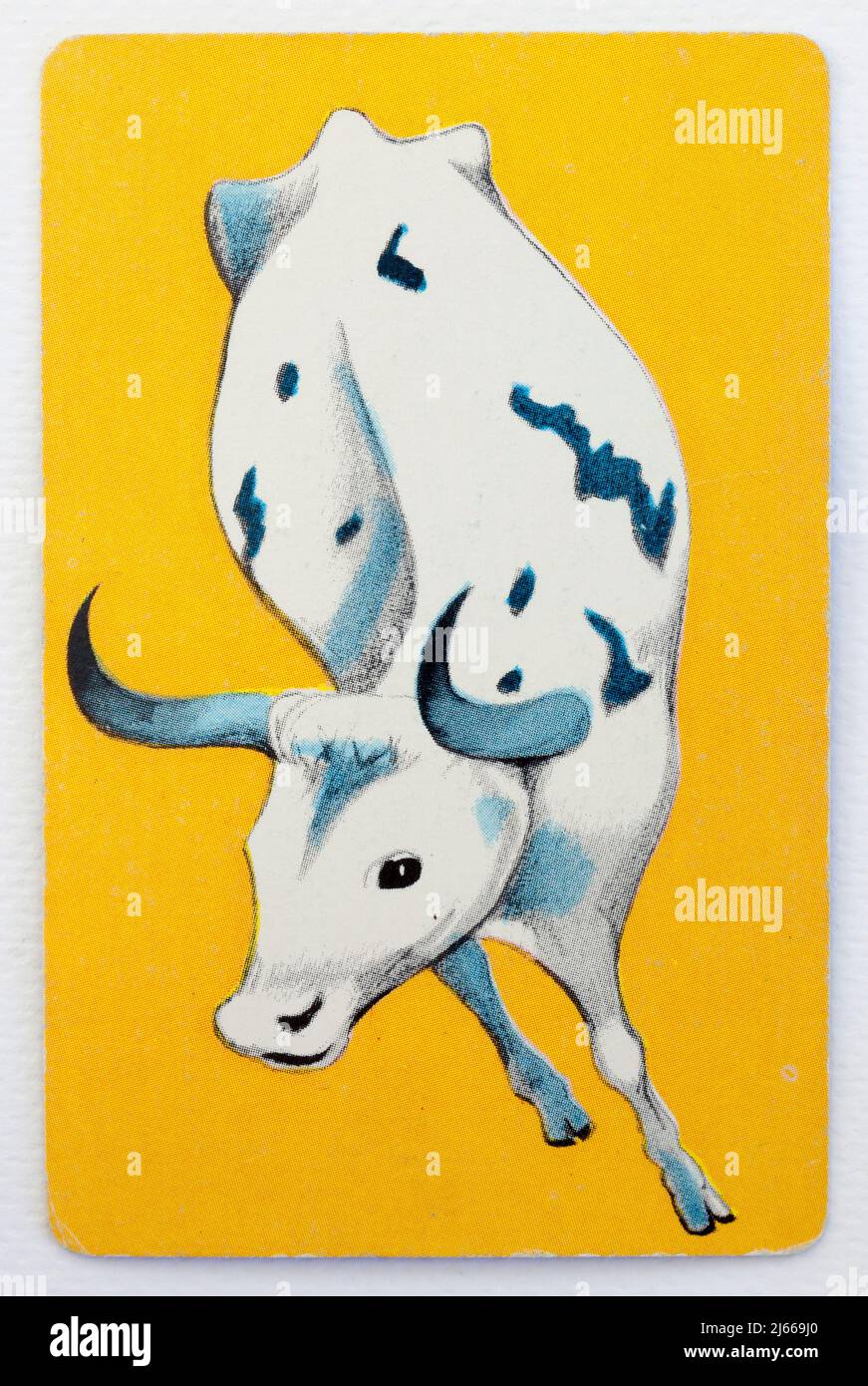 Trail Drive Playing Card - Cattle Stock Photo - Alamy