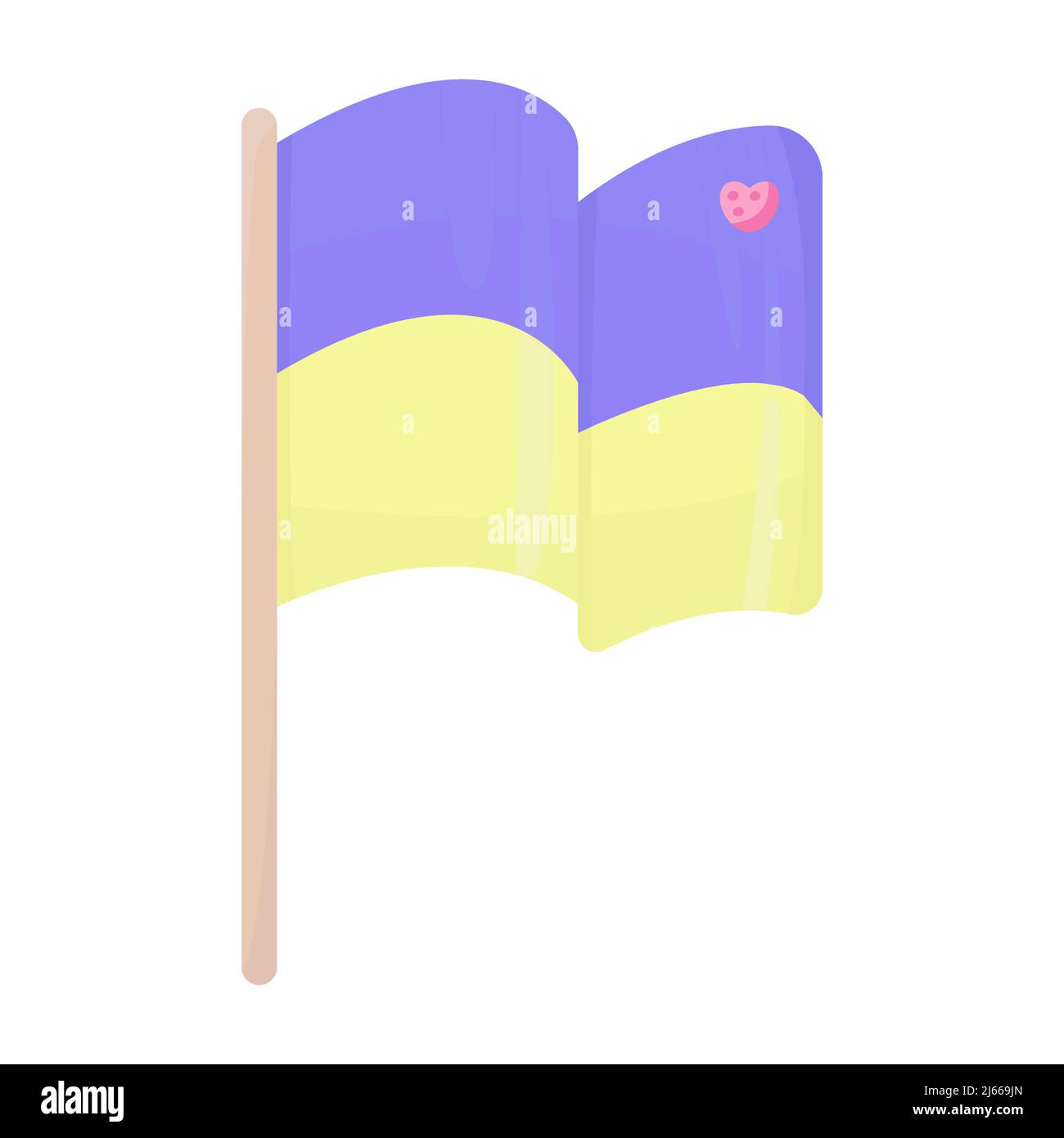 Flag logo stand Cut Out Stock Images & Pictures - Alamy