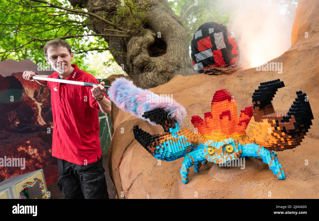 Model Maker Will Saunders dusts off a Lego crystal claw crab model ...