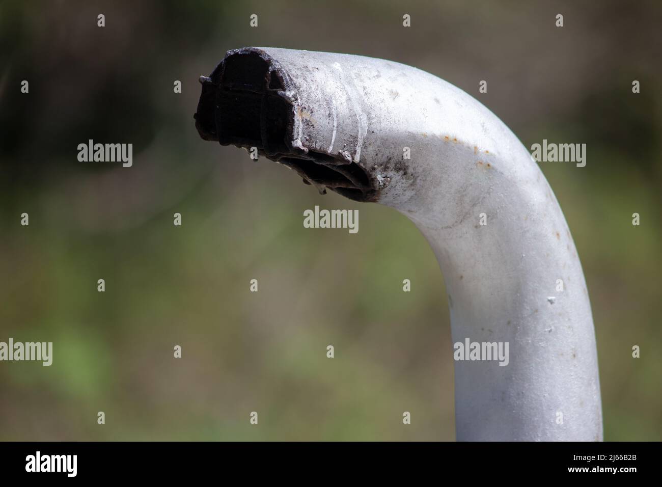 Exhaust system of a diesel generator used as backup in case of power ...