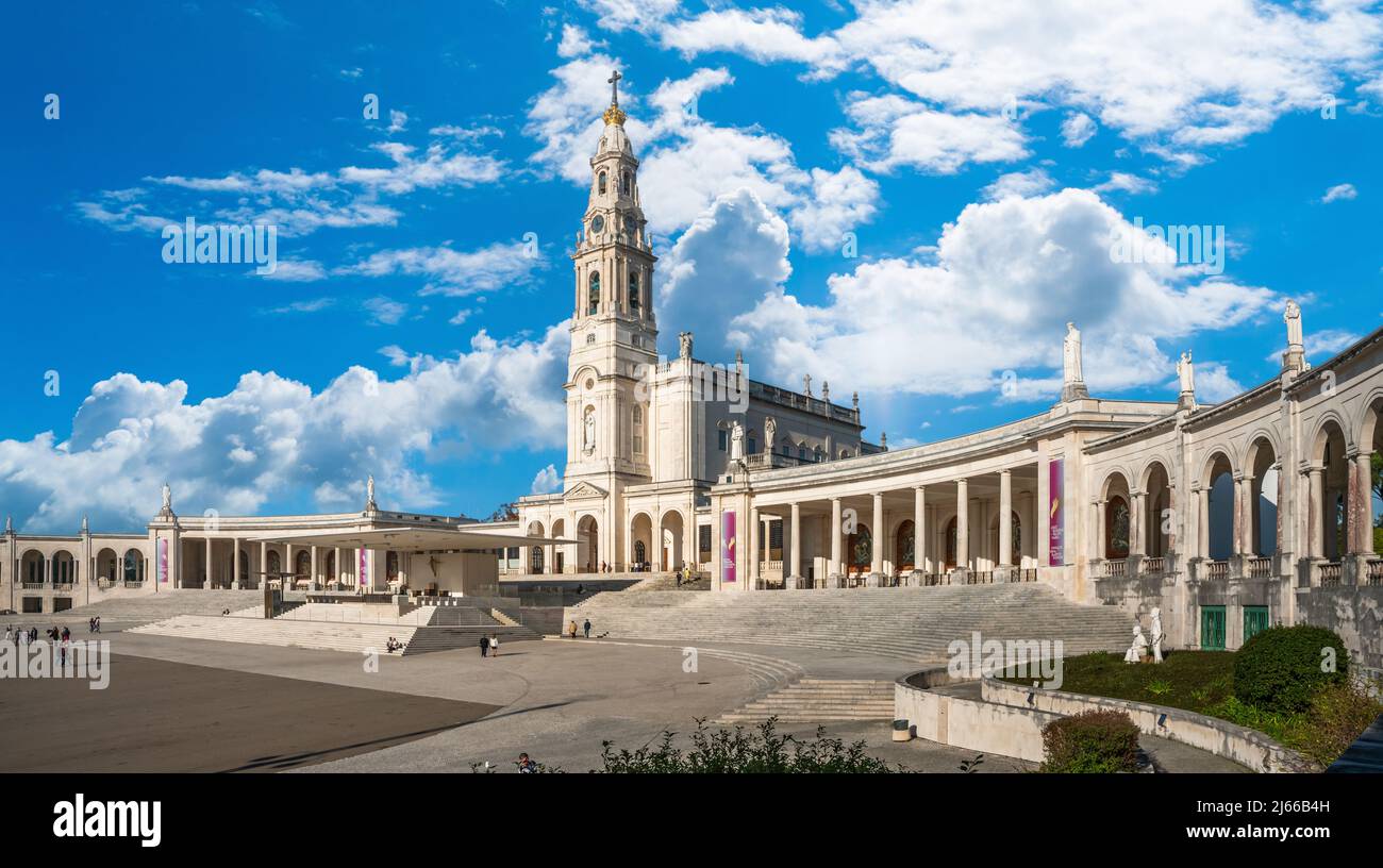 Fatima, Portugal - november 13 2022 - People passing the square in ...