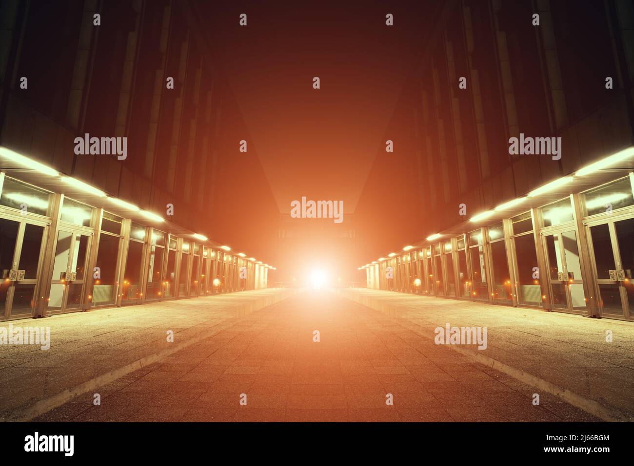 Oncoming car headlights at night hi-res stock photography and images - Alamy