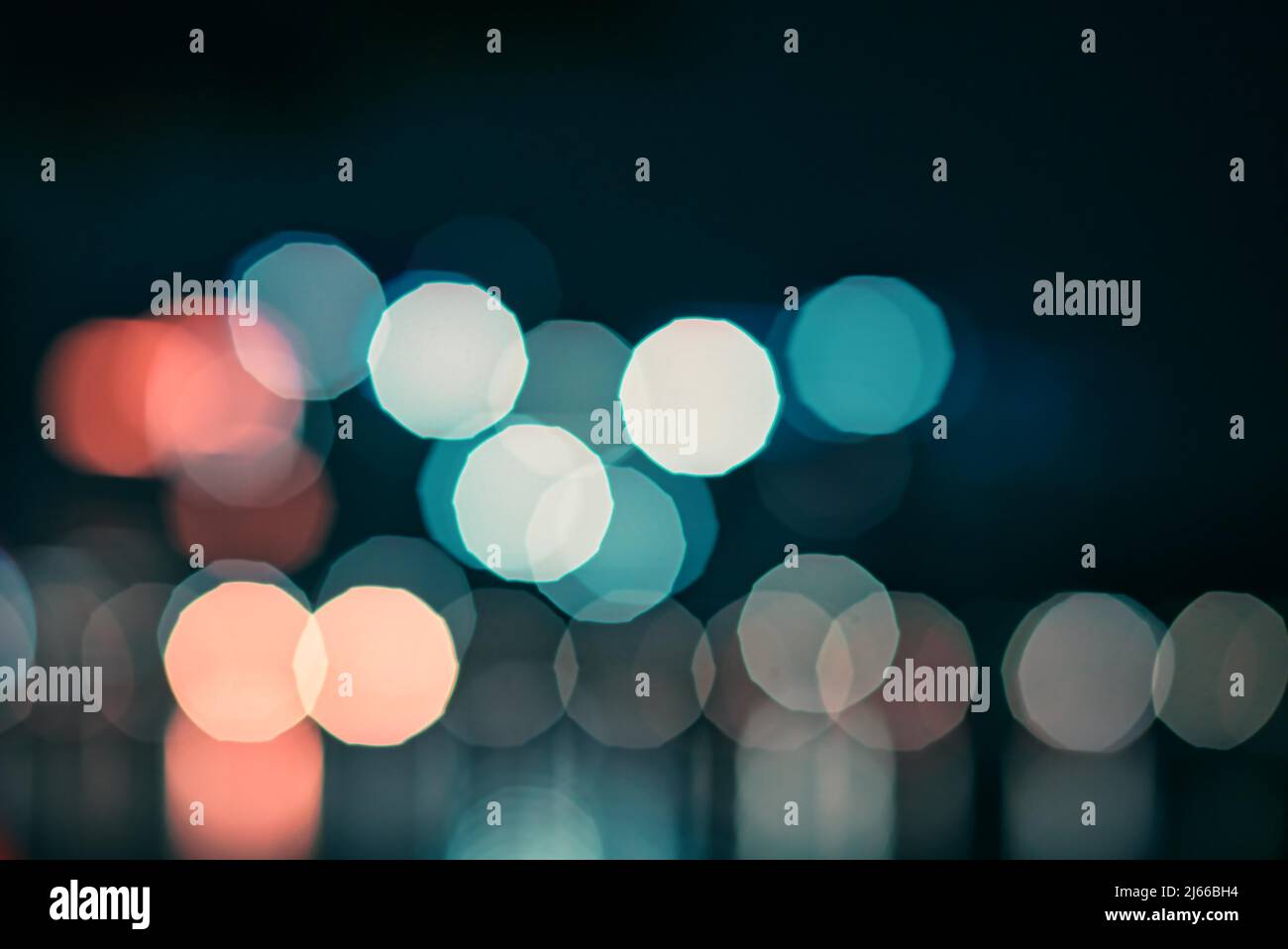 Light ball bokeh at night, blade-shaped bokeh Stock Photo - Alamy
