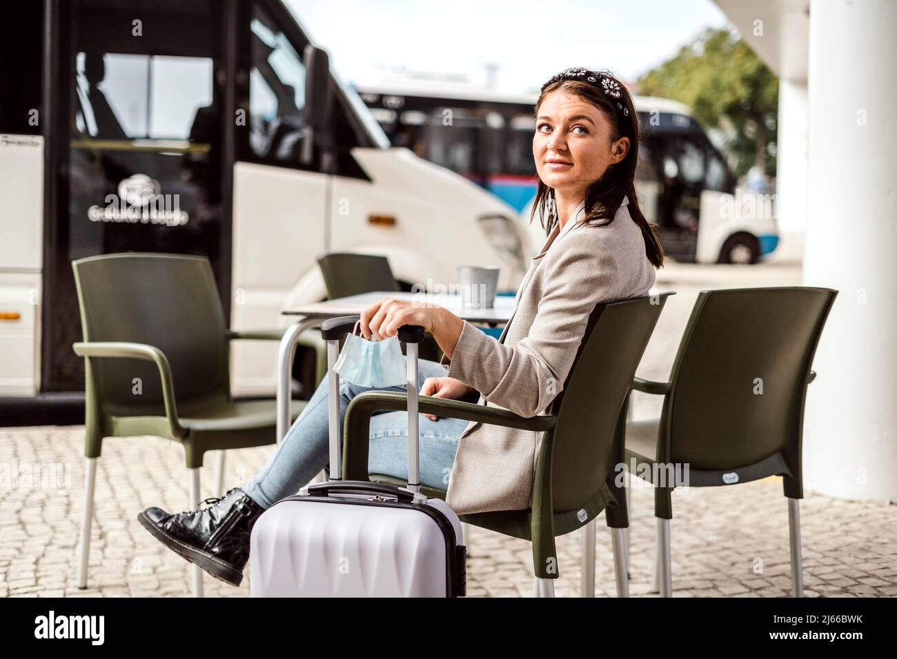 Student waiting for a train hi-res stock photography and images - Alamy