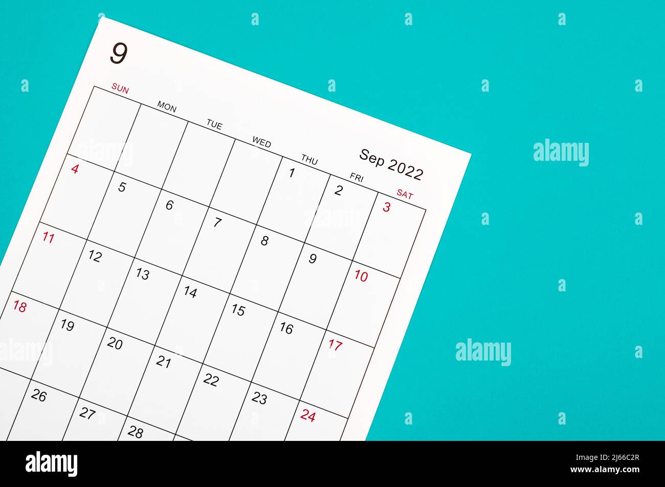 Set blue monthly calendar hi-res stock photography and images - Alamy