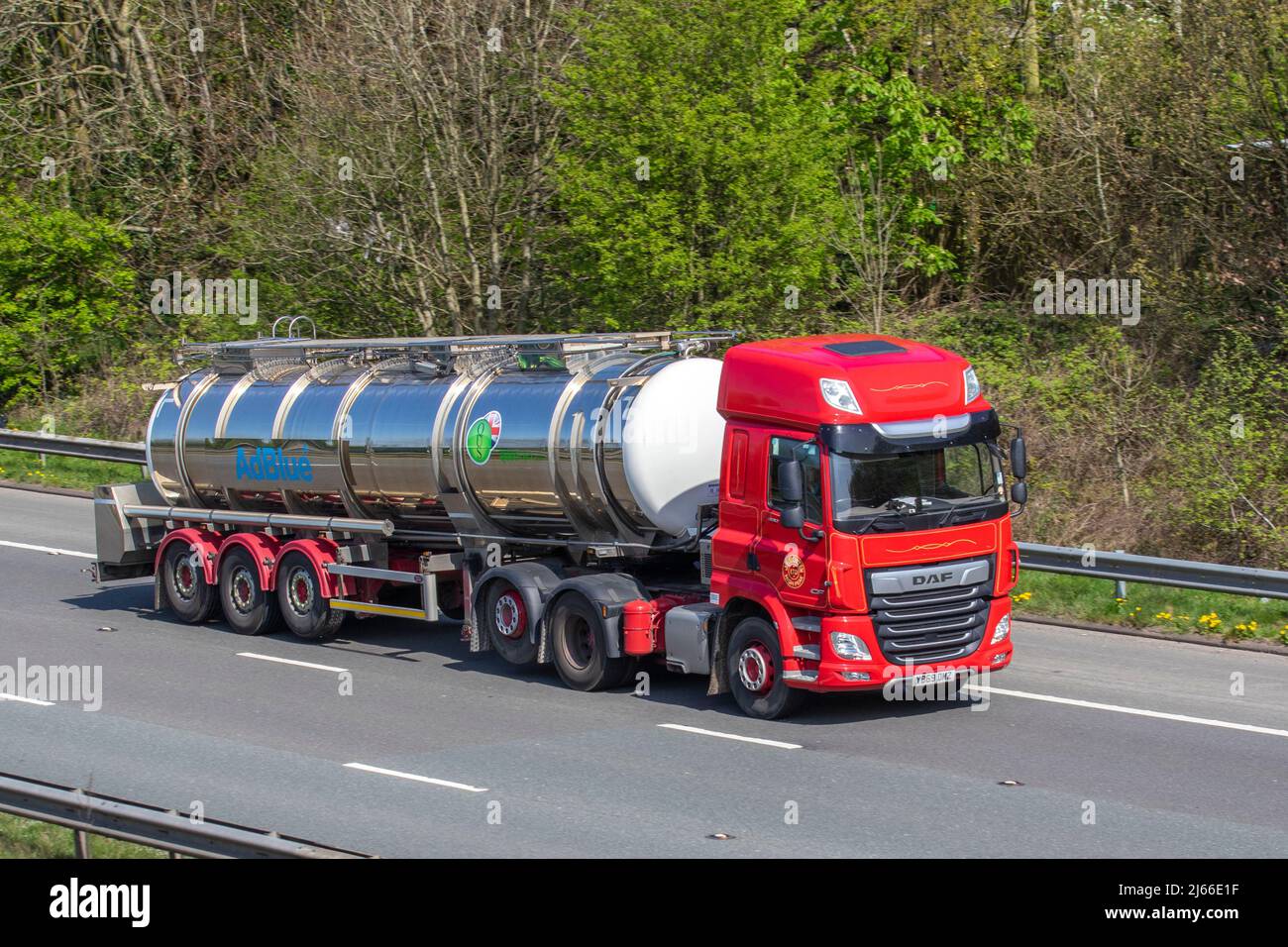 AdBlue tanker, an aqueous urea solution that is required in vehicles ...