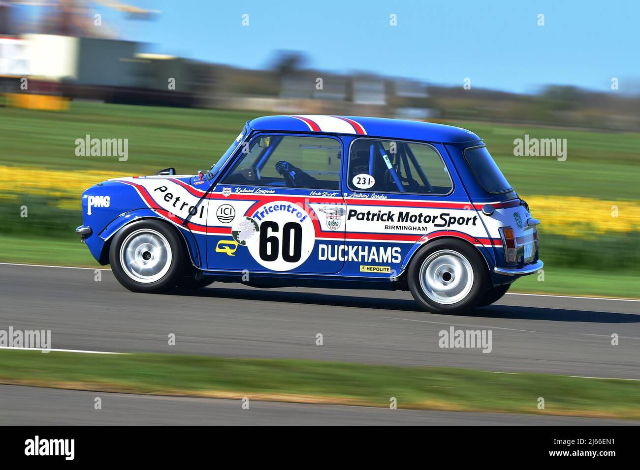 Nick Swift, Andrew Jordan, Mini 1275 GT, Gerry Marshall Trophy, a race ...