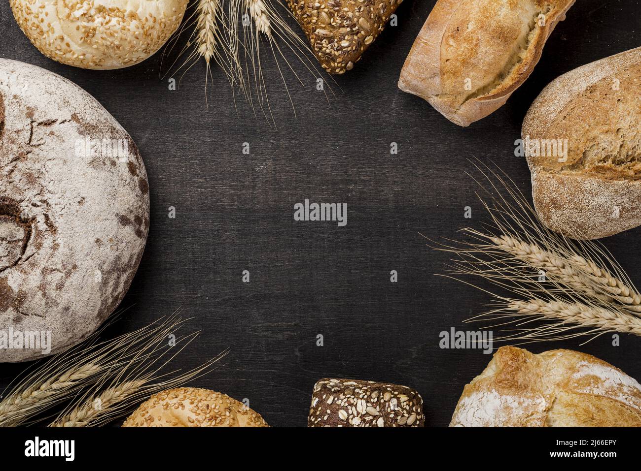 Assortment bread close up shot hi-res stock photography and images - Alamy
