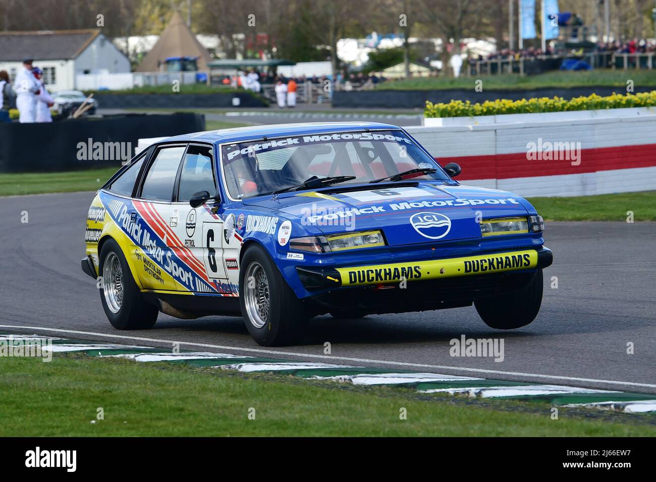 On three wheels coming out of the chicane, James Wood, Marino ...