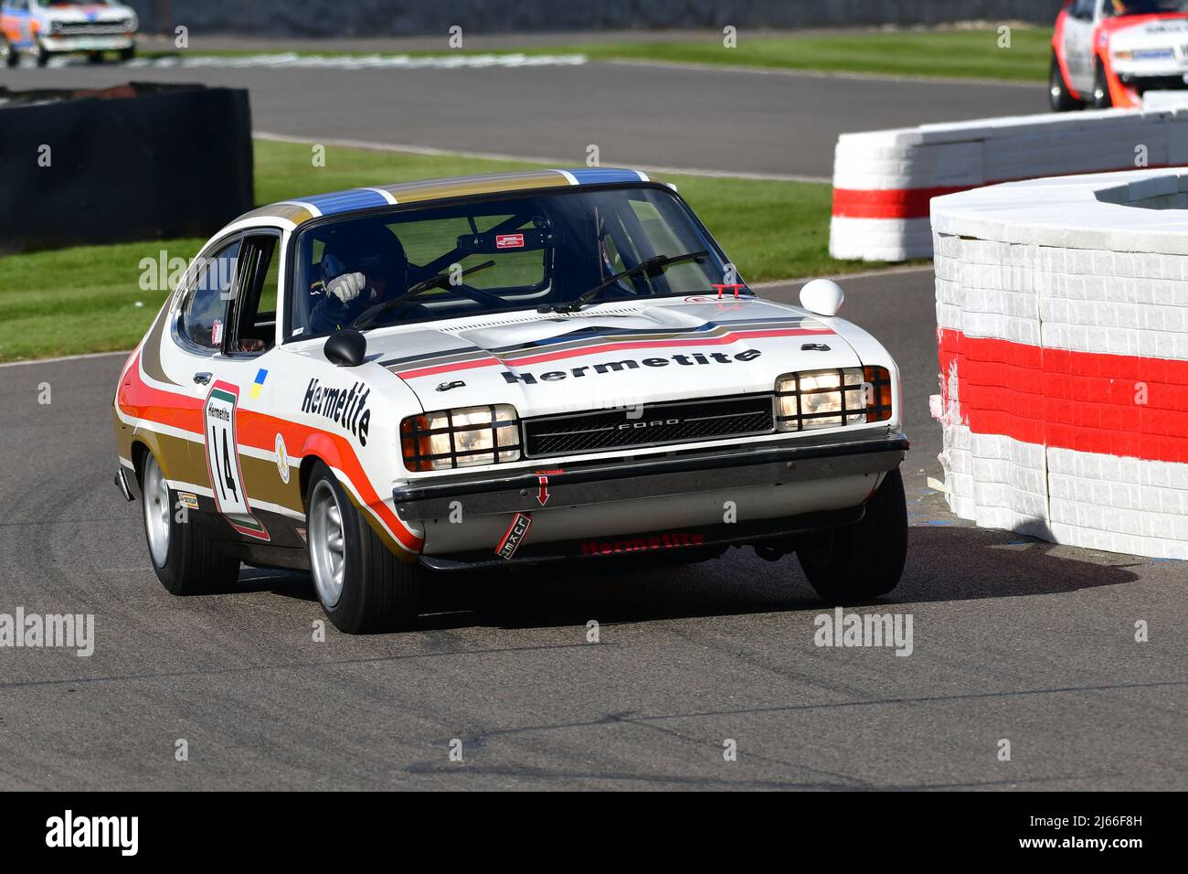 John Spiers, Tiff Needell, Ford Capri Mk2 3 litre S, Gerry Marshall ...