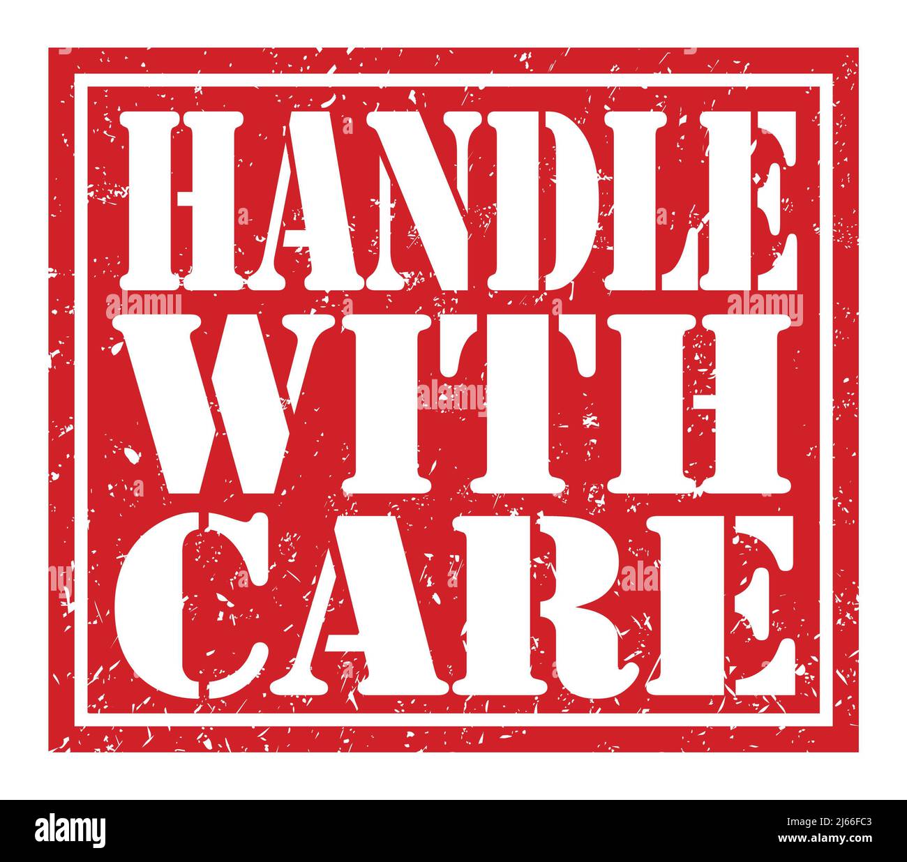 Handle with care stamp Cut Out Stock Images & Pictures - Alamy