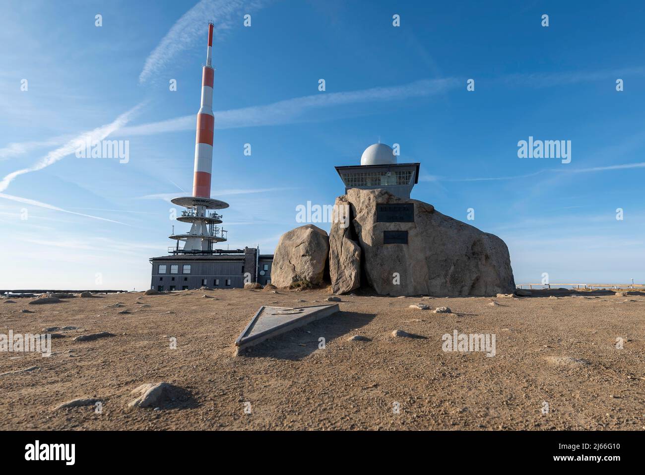 Brockenplateau, Nationalpark Hart, Schierke, Sachsen-Anhalt ...
