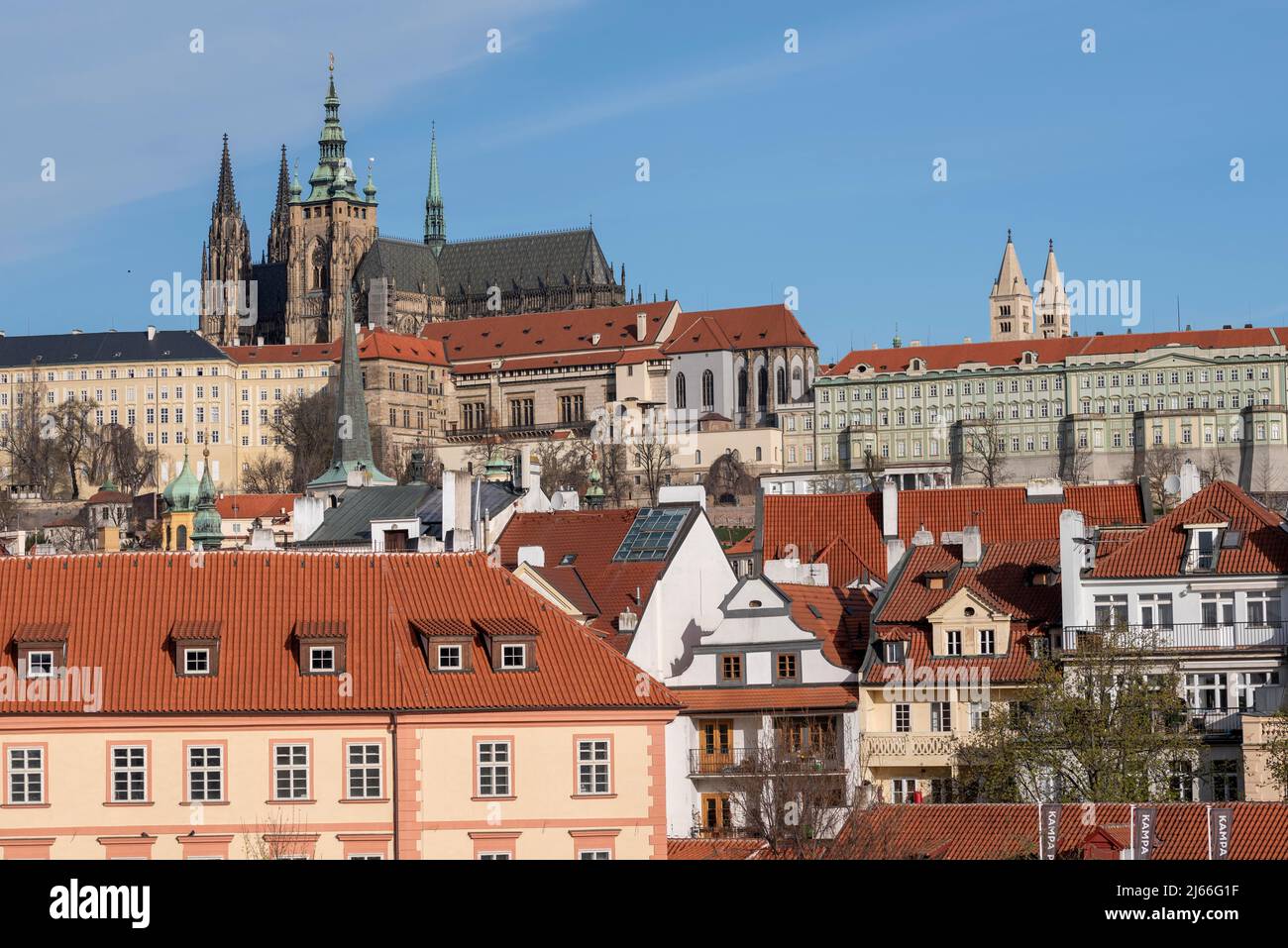 Prager Burg, Veitsdom, Prag, Tschechien Stock Photo - Alamy
