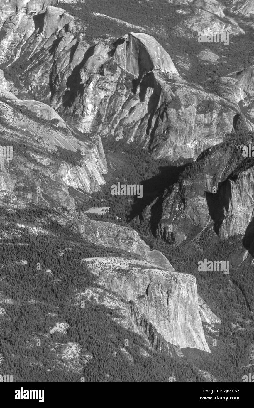 Aerial Vertical View Black and White Stock Photos & Images - Alamy