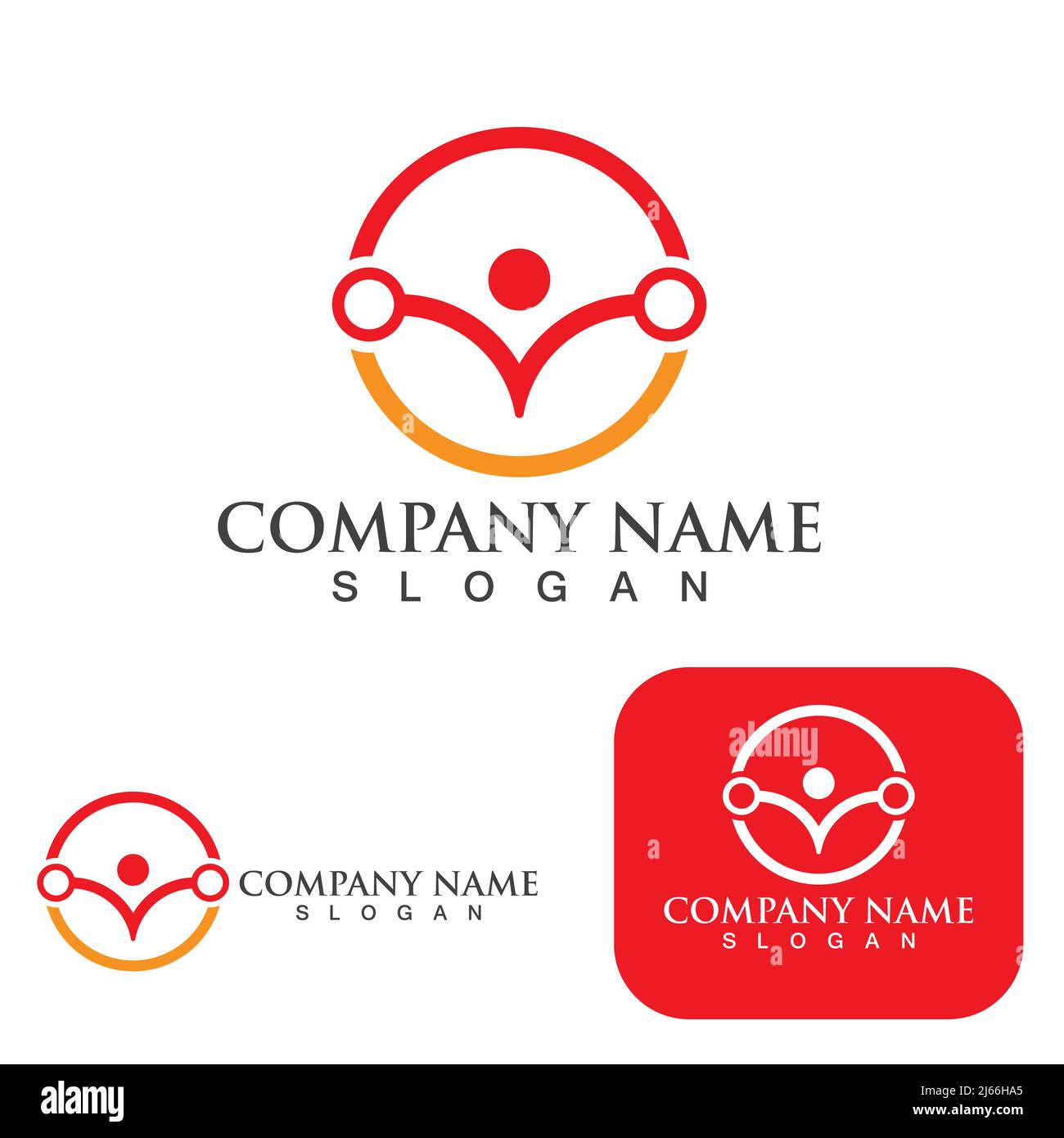 Community group logo, network and social icon vector Stock Vector Image ...
