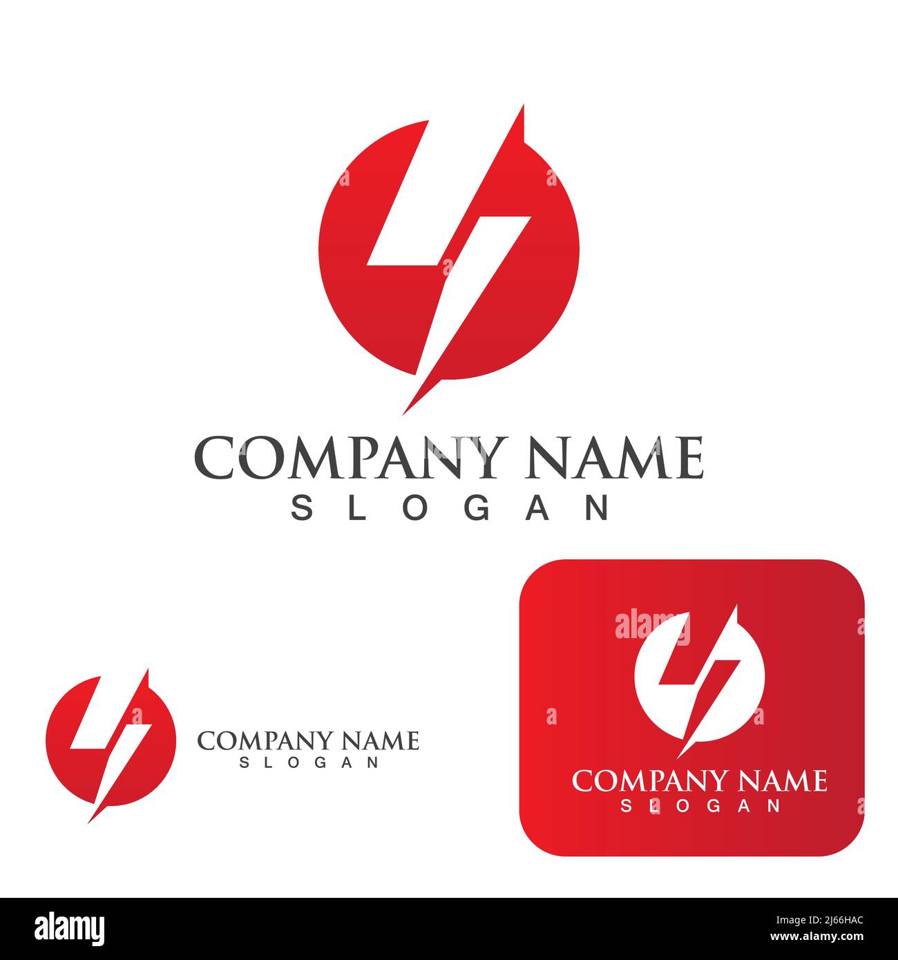 Thunderbolt logo and symbol vector Stock Vector Image & Art - Alamy