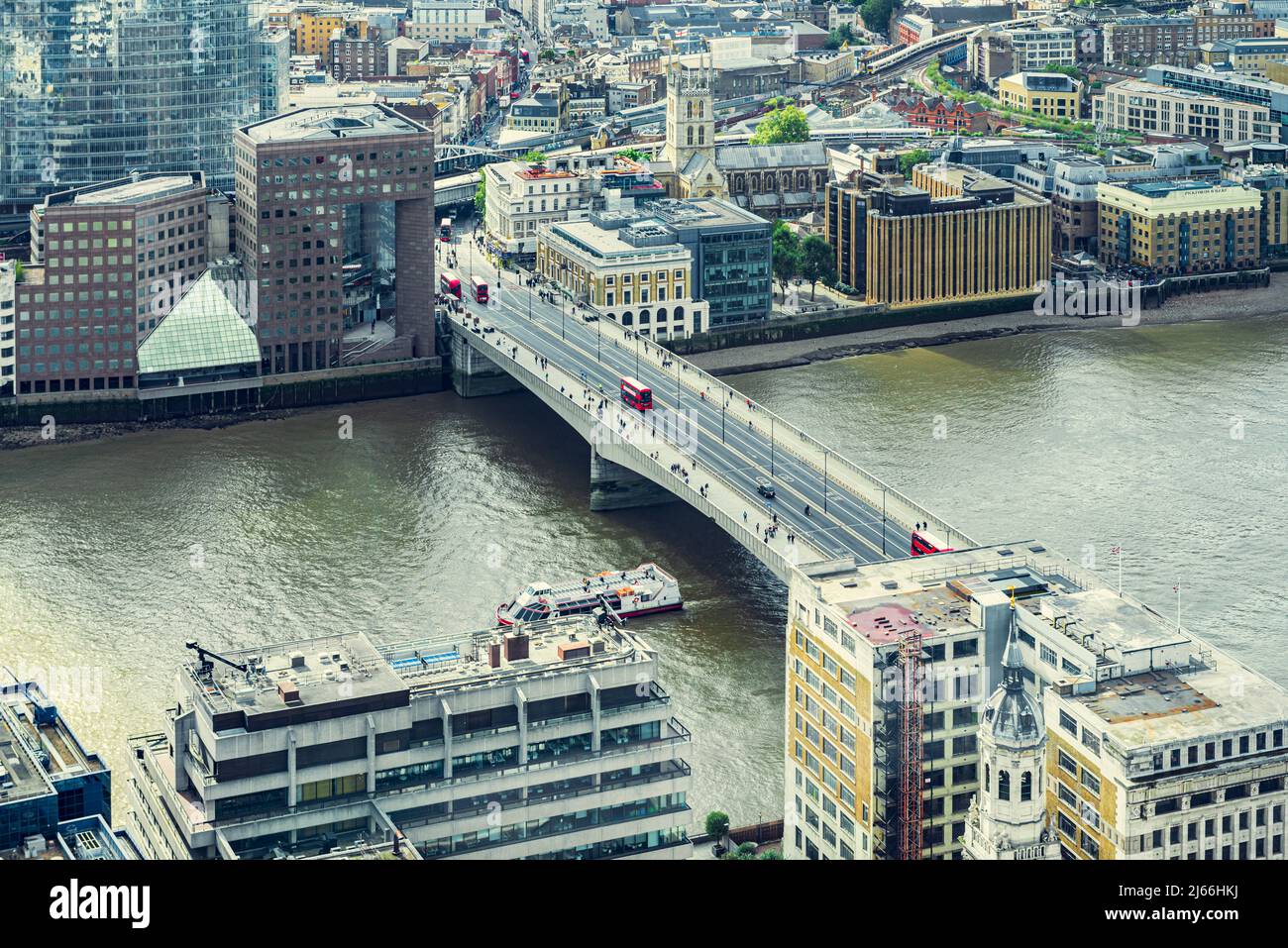 London Bridge from the walkie talkie building Stock Photo - Alamy