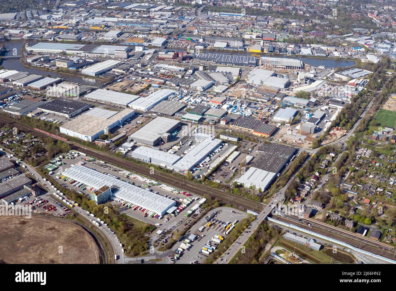 Gewerbegebiet, Handel, Logistik, Lager, Lagerhaus, Versand, Industrie ...
