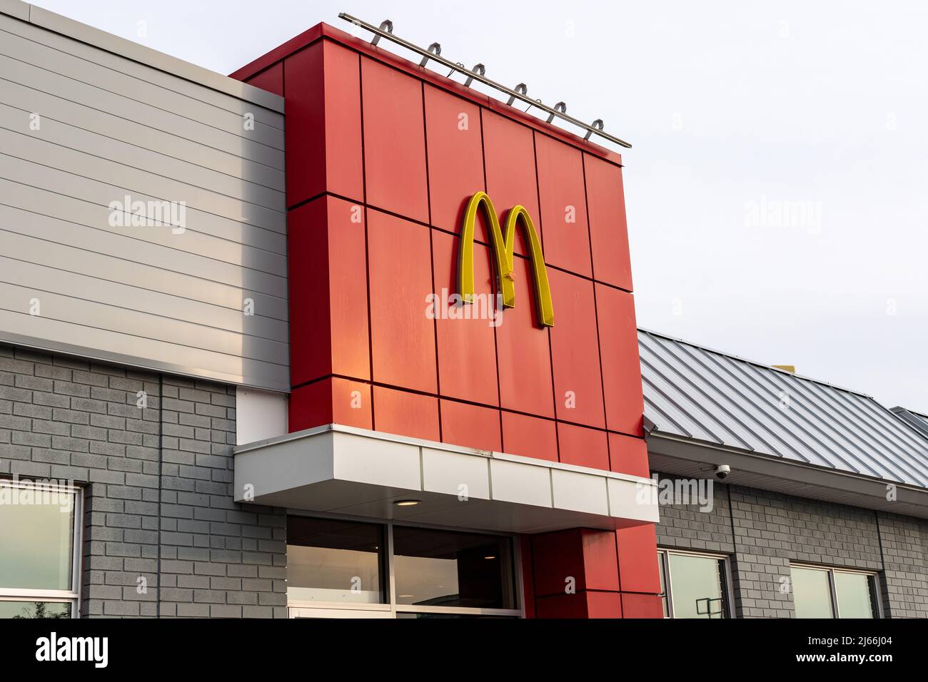Ottawa, Canada - July 11, 2021: McDonald's fast food restaurant ...