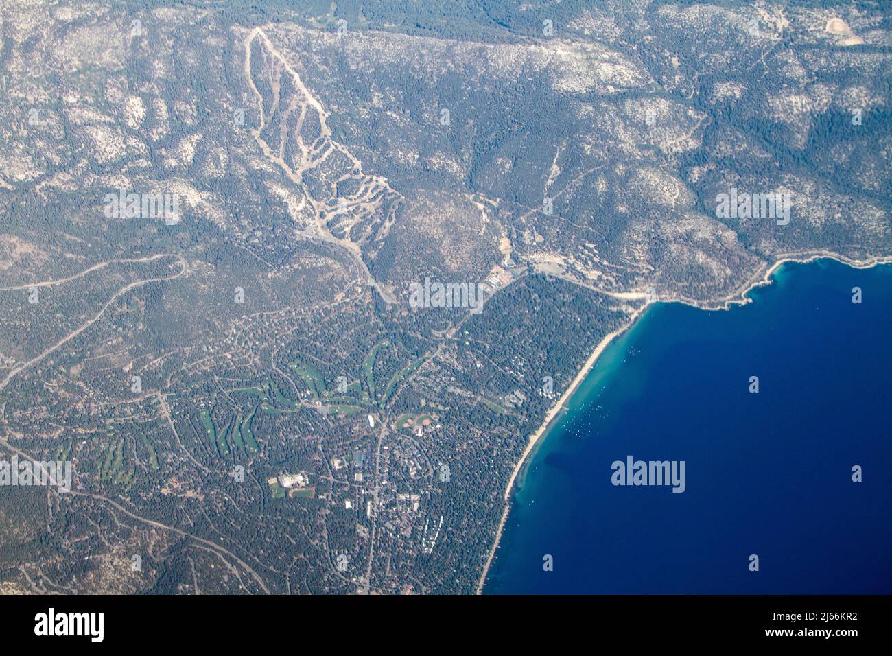 Land and sea aerial photograph hi-res stock photography and images - Alamy