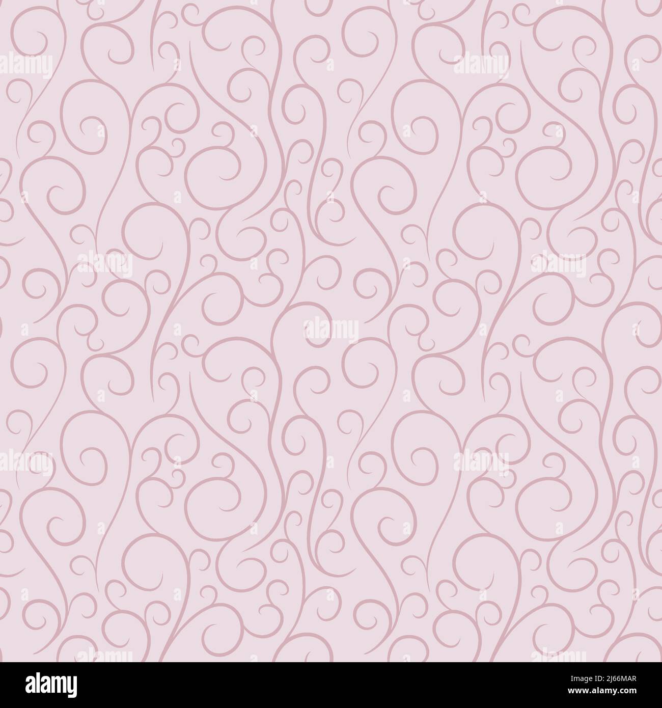 seamless pattern with smooth hand drawn ribbon lines simple decorative ...