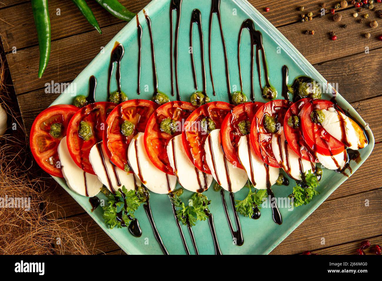 Caprese antipasti salad mozzarella hi-res stock photography and images ...