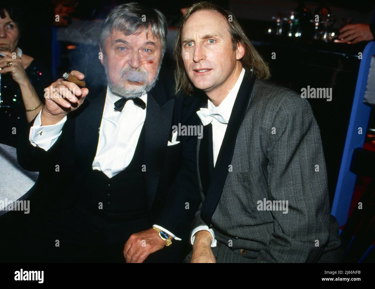 Otto Waalkes, deutscher Komiker und Schauspieler, mit Filmroduzent ...