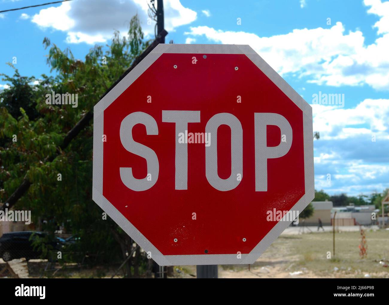 Stop sign ( road sign Stock Photo - Alamy
