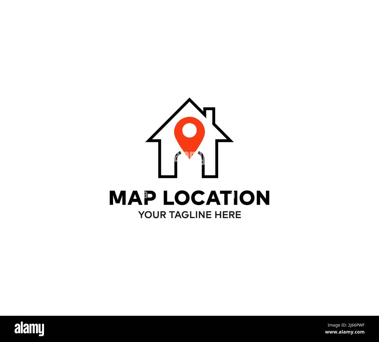 Map location logo design. Moving concept. Changing address, new ...