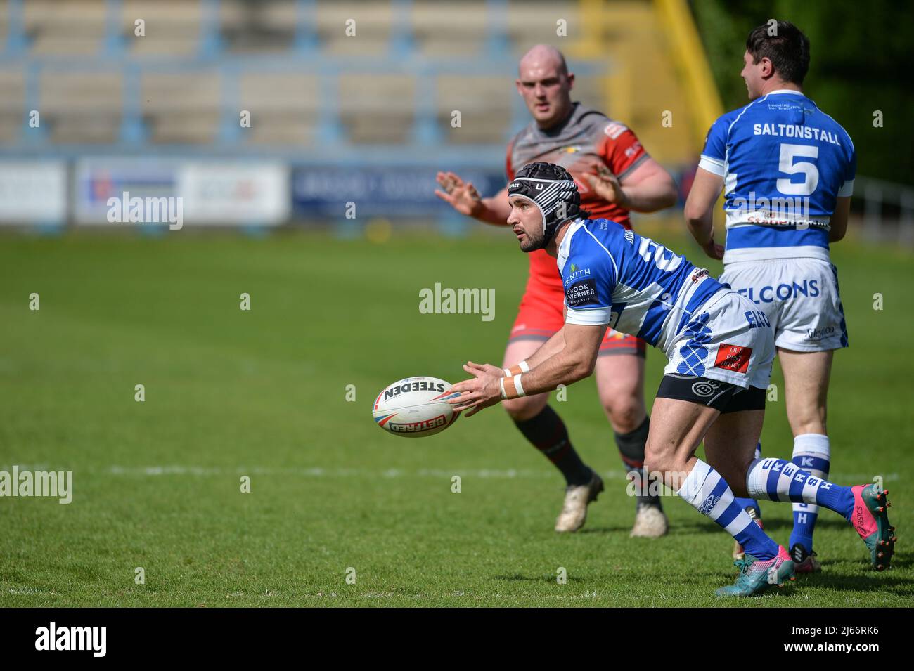 Halifax, England -24th April 2022 - Louis Jouffret of Halifax Panthers ...