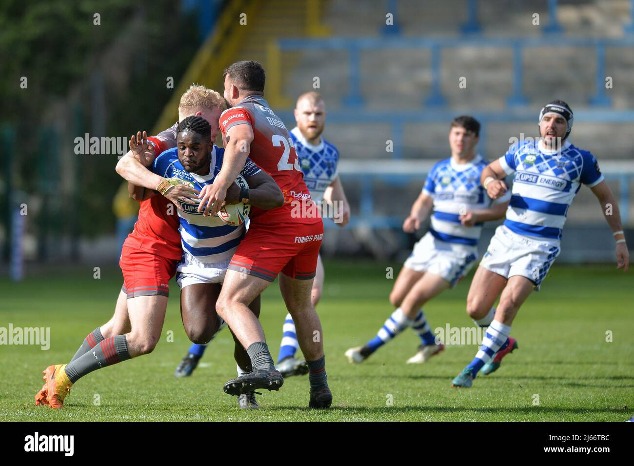 Halifax, England -24th April 2022 - Titus Gwaze of Halifax Panthers ...