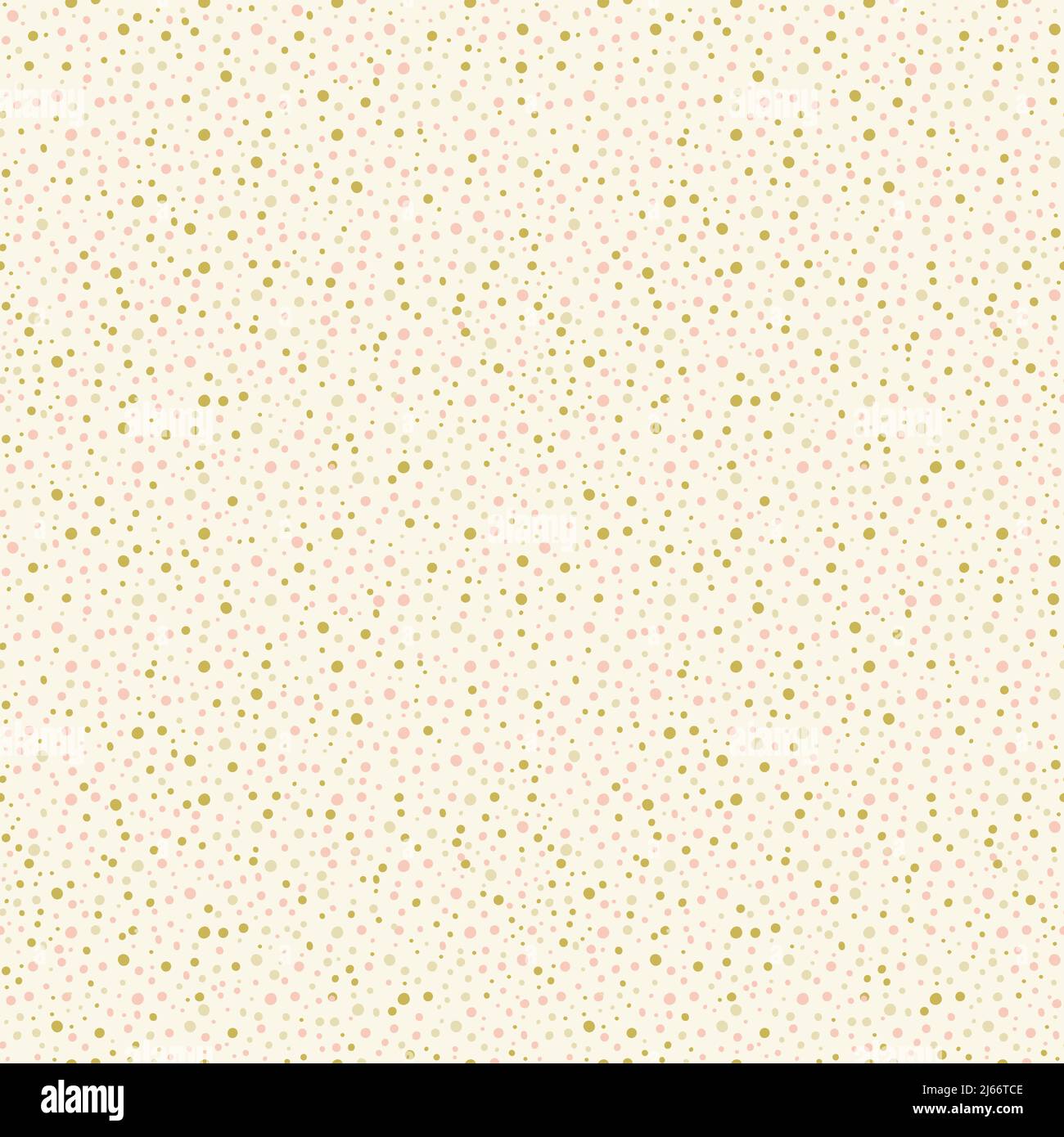 Cute polka dots seamless vector pattern background. Random painted ...