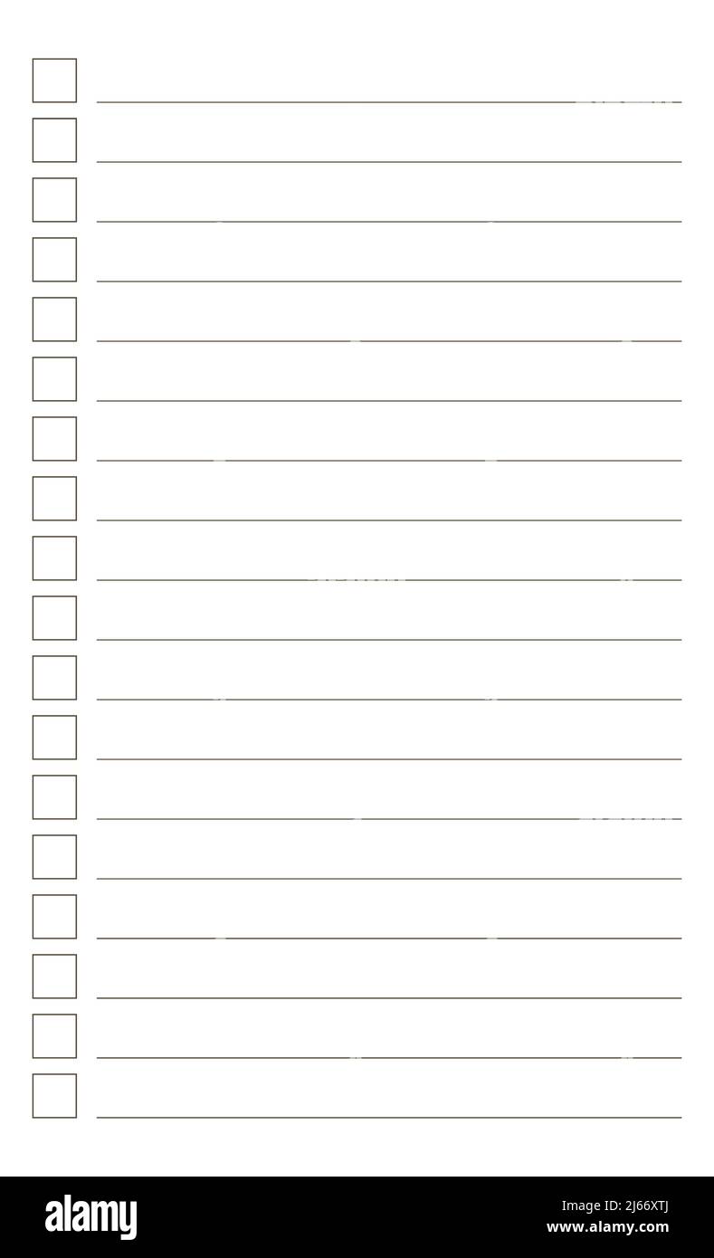 Graph paper. Printable To do list with check boxes, checklist, grid ...