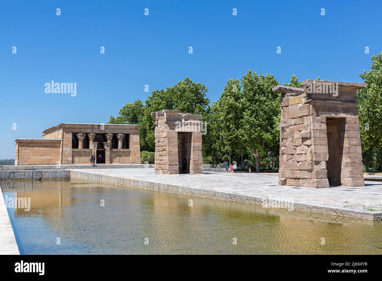 The Temple of Debod is an ancient Egyptian building currently located ...