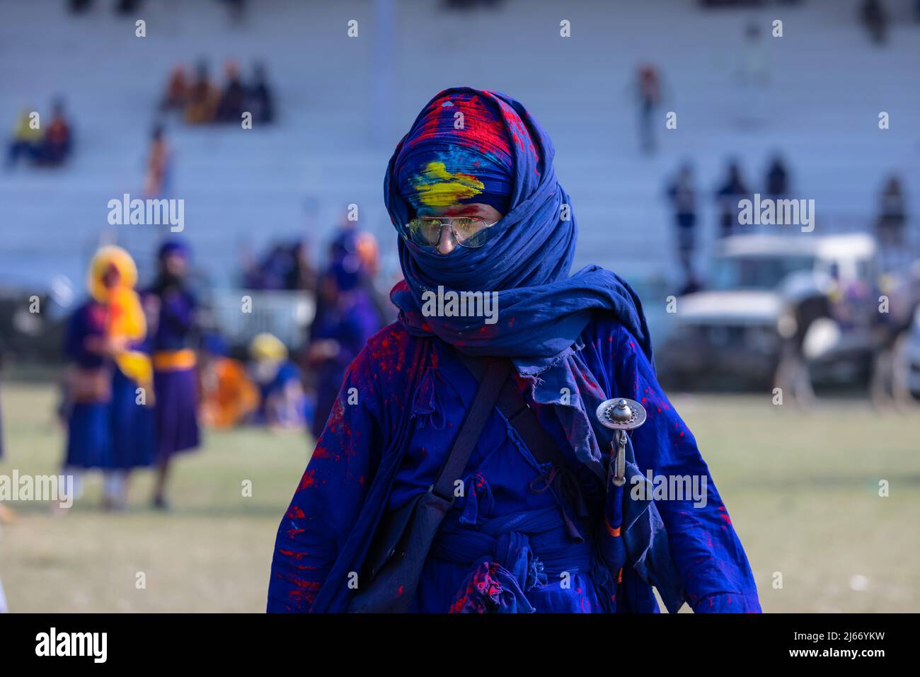 Anandpur Sahib, Punjab, India - March 2022:Portrait of sikh male ...