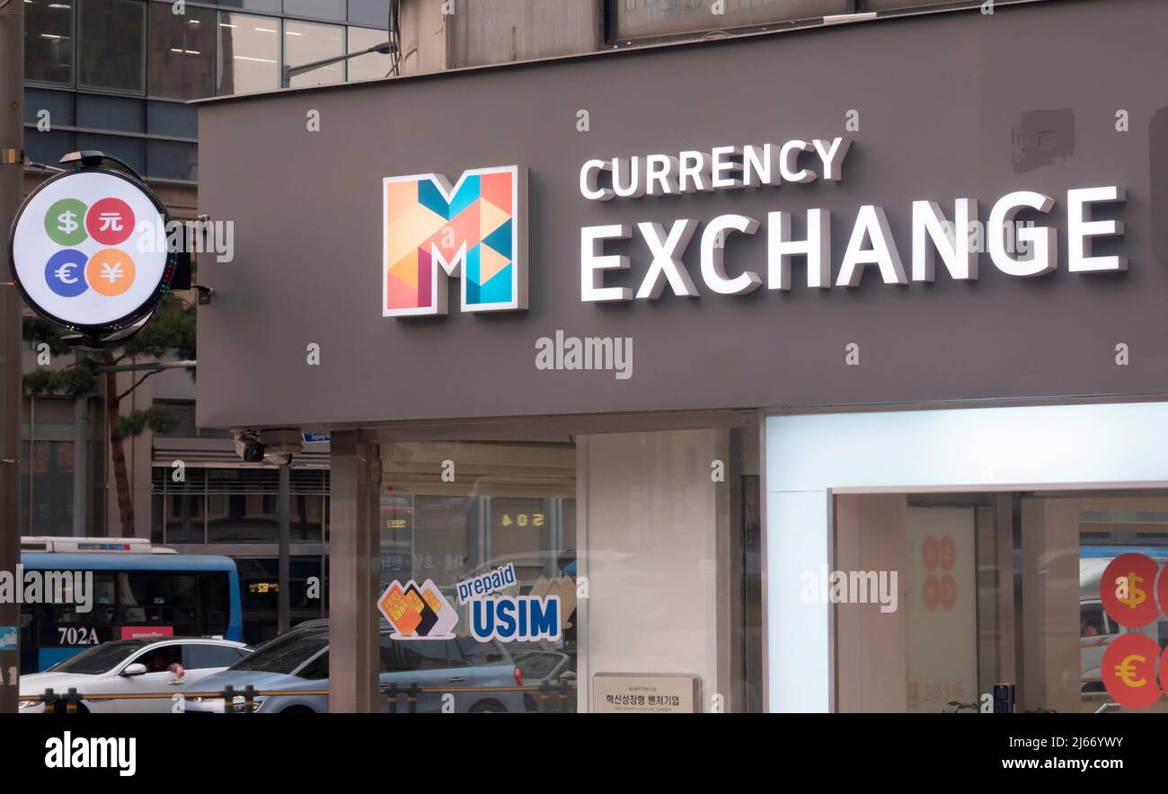 Currency exchange office, April 21, 2022 : A currency exchange office ...