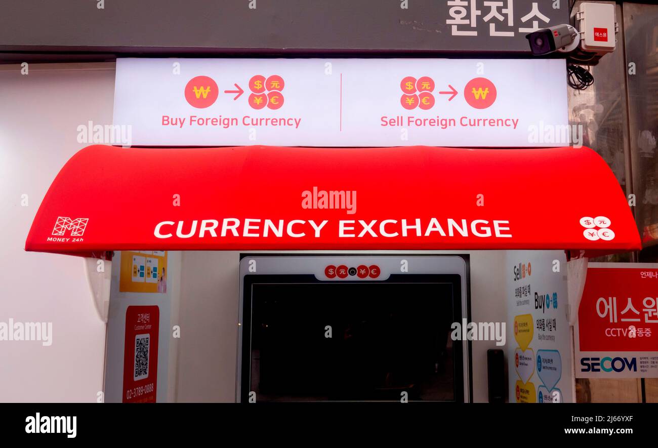 Currency exchange office, April 21, 2022 : A currency exchange office ...
