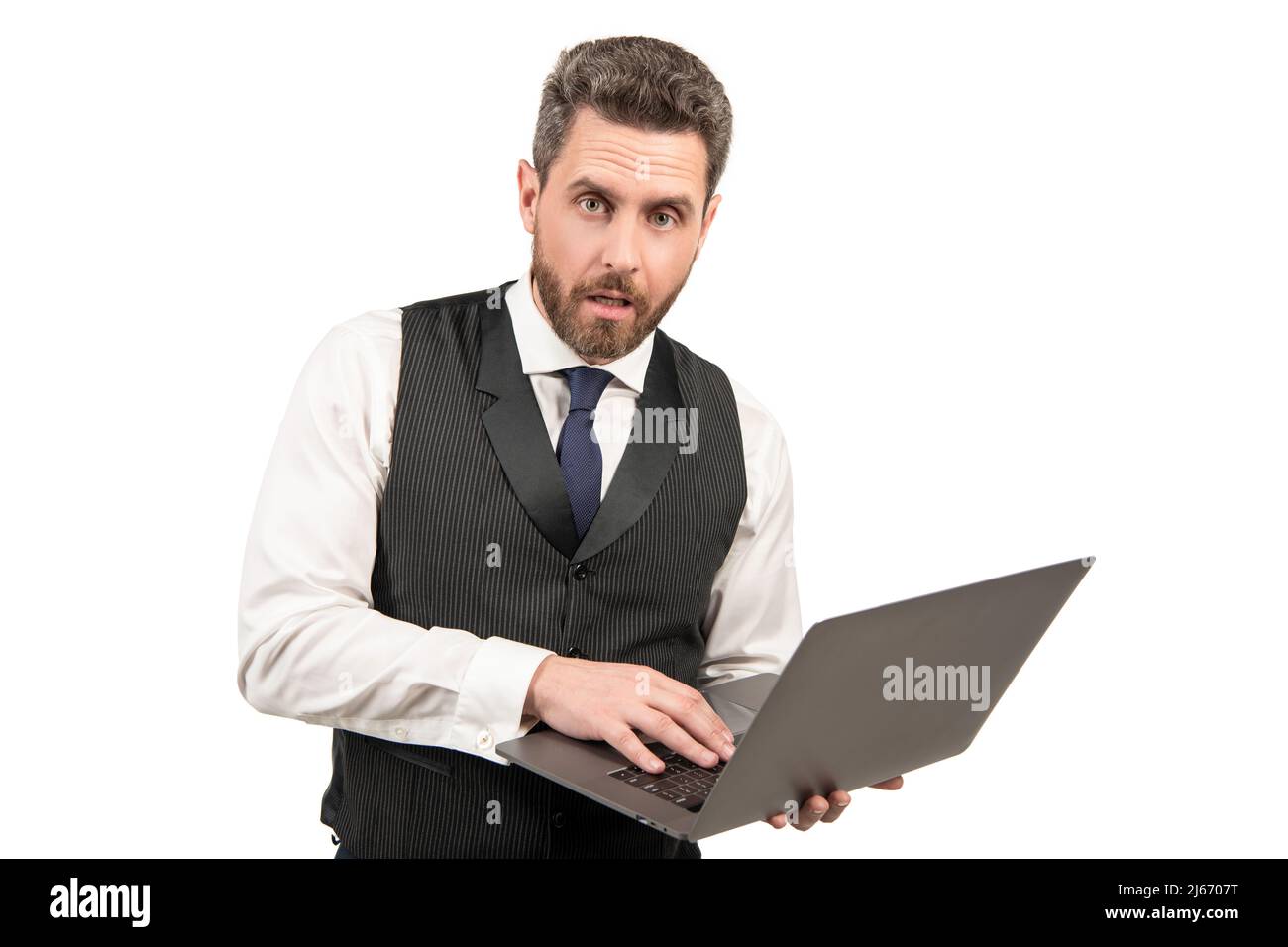 Shocked businessman hi-res stock photography and images - Alamy