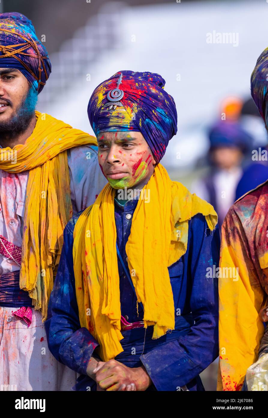 Anandpur Sahib, Punjab, India - March 2022:Portrait of sikh male ...
