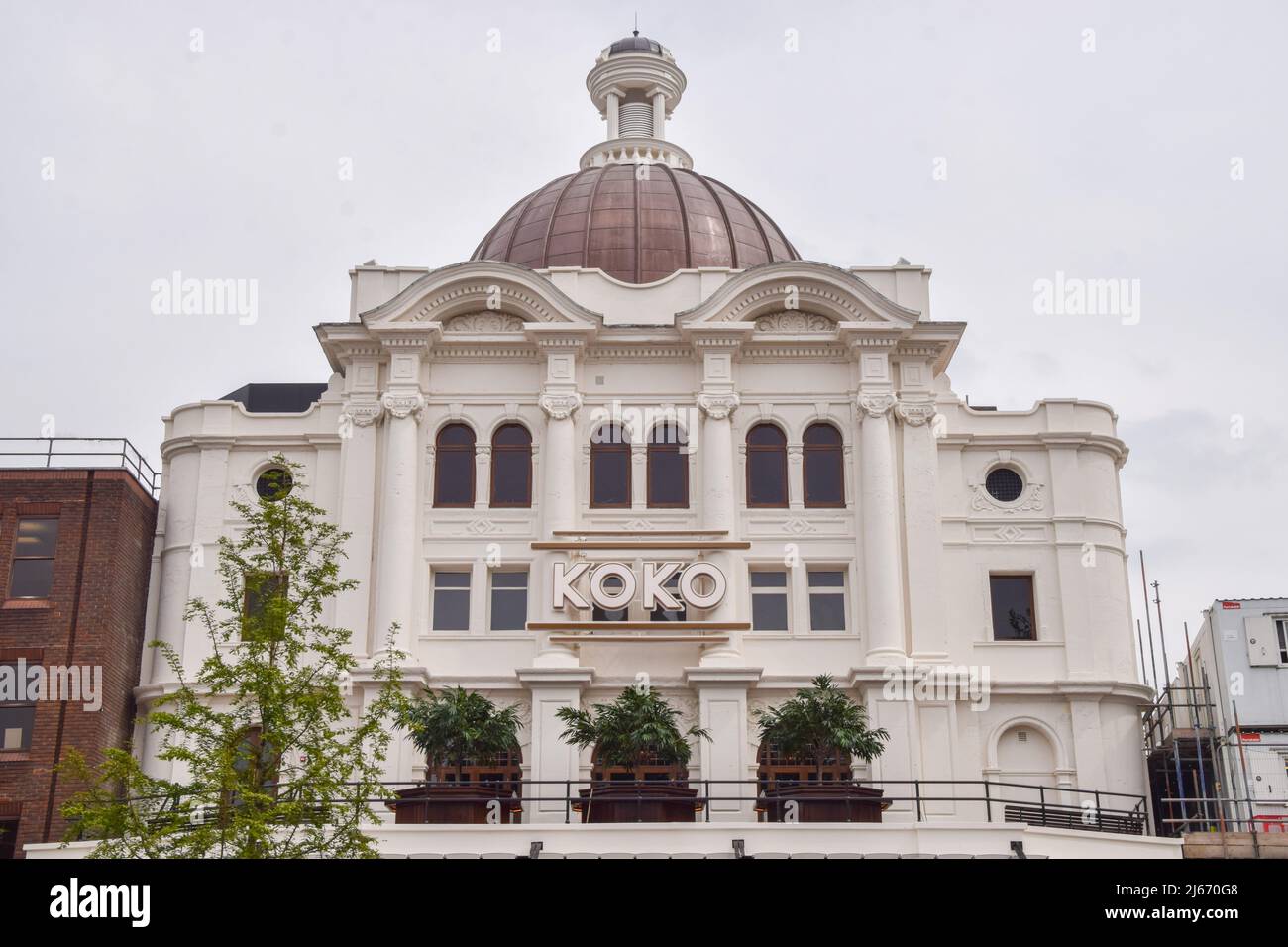 Exterior view of KOKO in Camden. The iconic concert venue and club is set to reopen on 29th ...